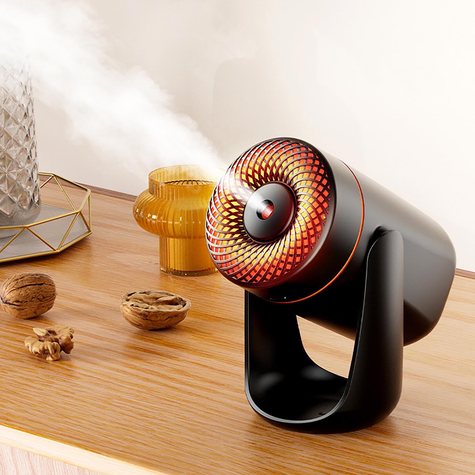 USB Shaking Head Humidifier with Colorful Gradient Lights, Adjustable ...