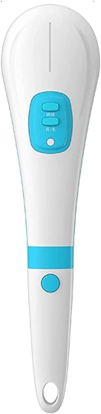 USB Silicone Body Scrubber, Charge Electric Long Handle Rotating Bath ...