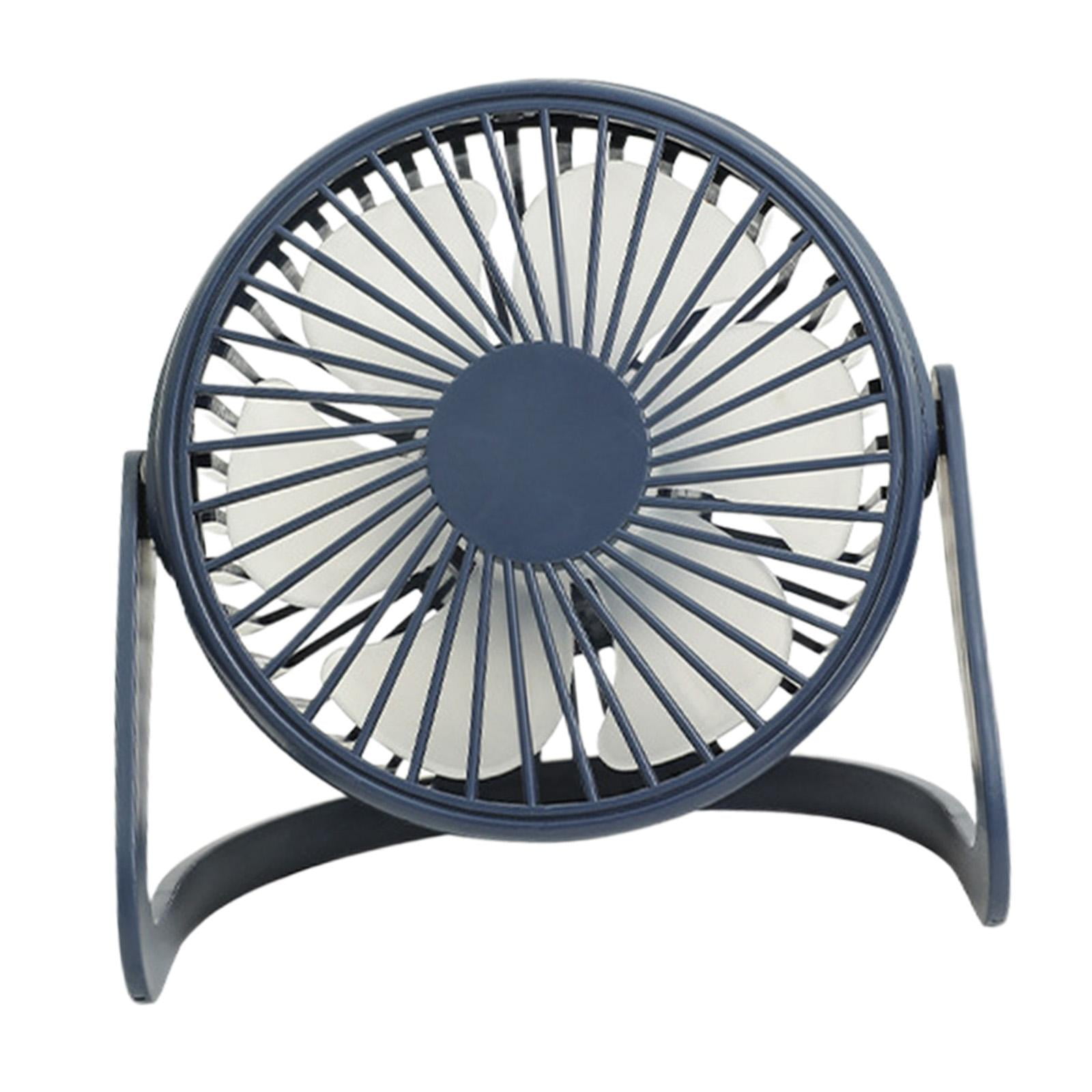 USB Small Desk Fan, Summer Cooling Fans, 2 Speeds, Portable 360 Degree ...