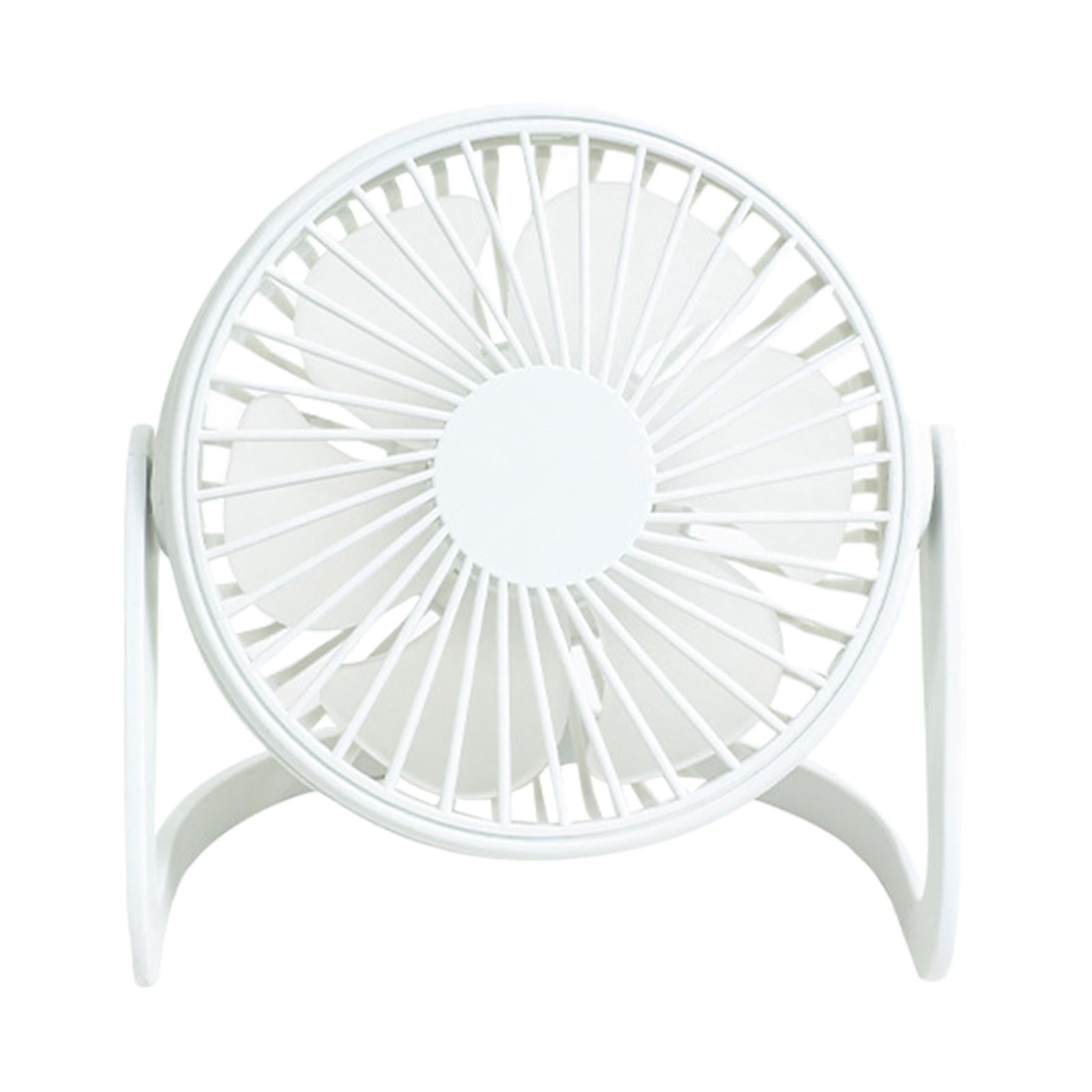 USB Small Desk Fan, Summer Cooling Fans, 2 Speeds, Portable 360 Degree ...