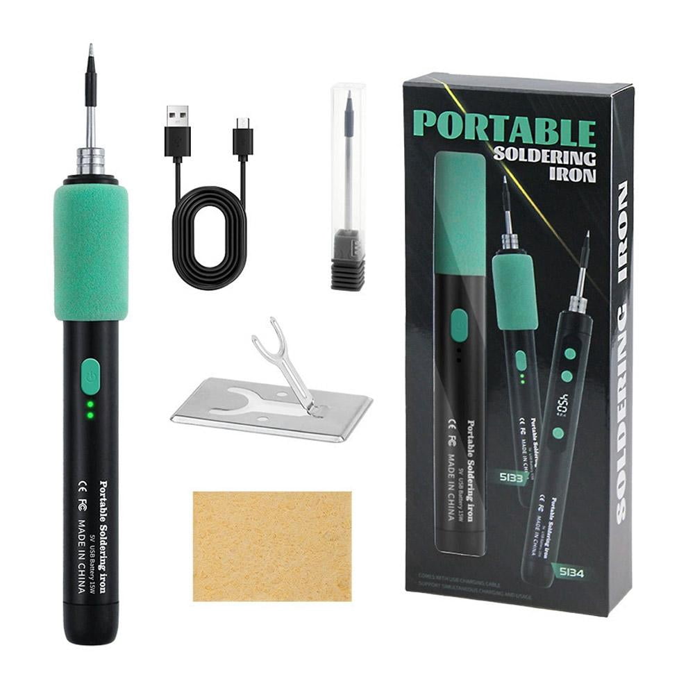 USB Soldering Iron 15W, Portable Battery Operated Soldering Pen for ...