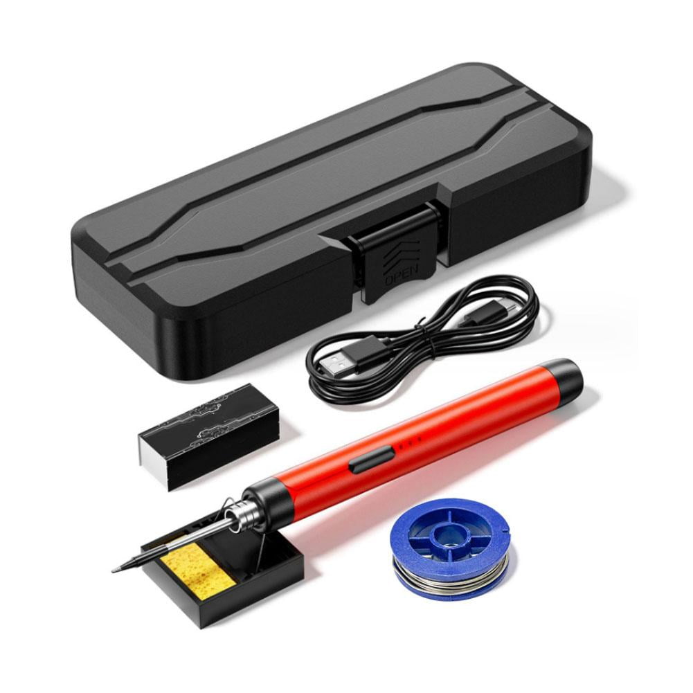 USB Soldering Iron Mini Soldering Iron Set Type-C Interface 800 MAh ...