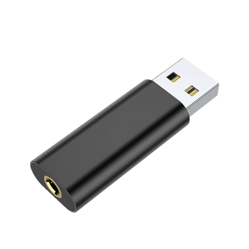 USB Sound Card | 3.5mm External Sound Card for Laptop Plug and Play ...