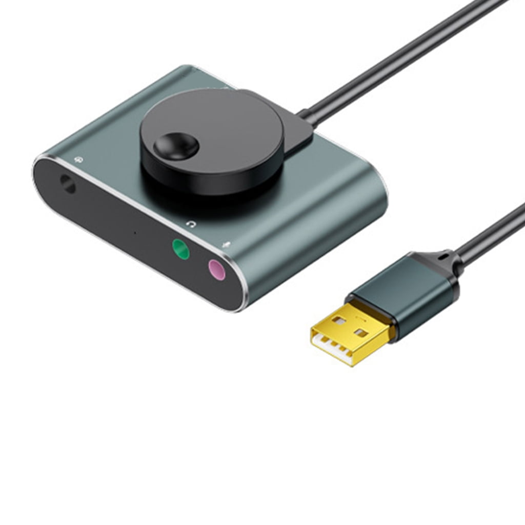 USB Sound Card External Stereo Sound Card for PC Laptop Desktop ...