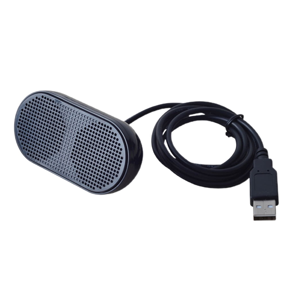 USB Speaker for Notebook Laptop PC(Black) Portable Loudspeaker Powered ...