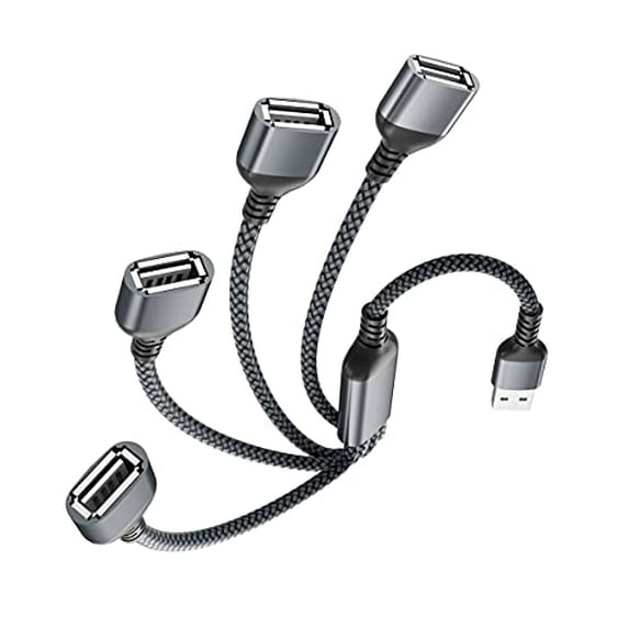 USB Splitter 1 in 4 Out 1FT,USB Charger Splitter Y Cable,Multi Port ...