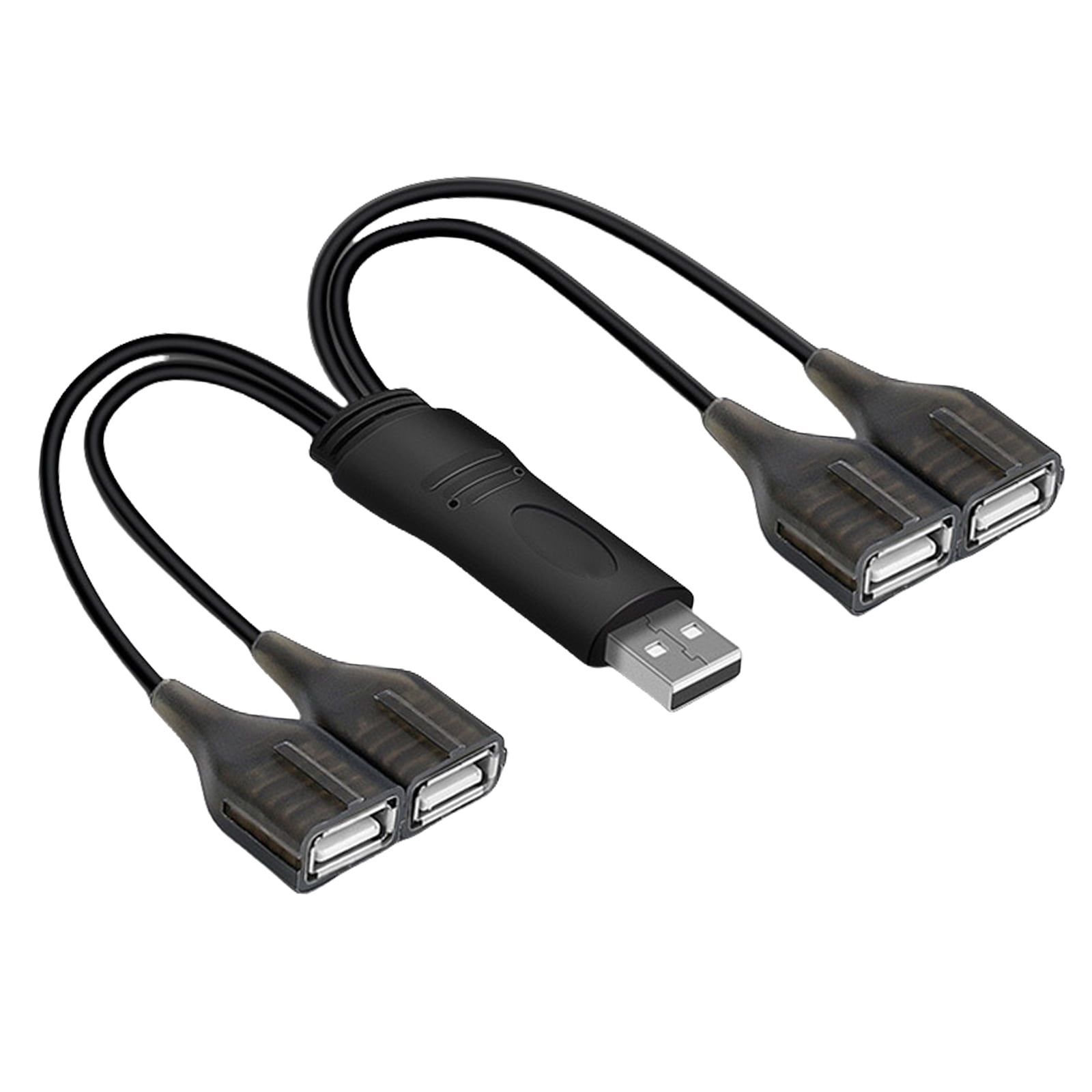 USB Splitter 1 In 4 Out USB Y Cable USB 2.0 Male to 4 Female Extension ...