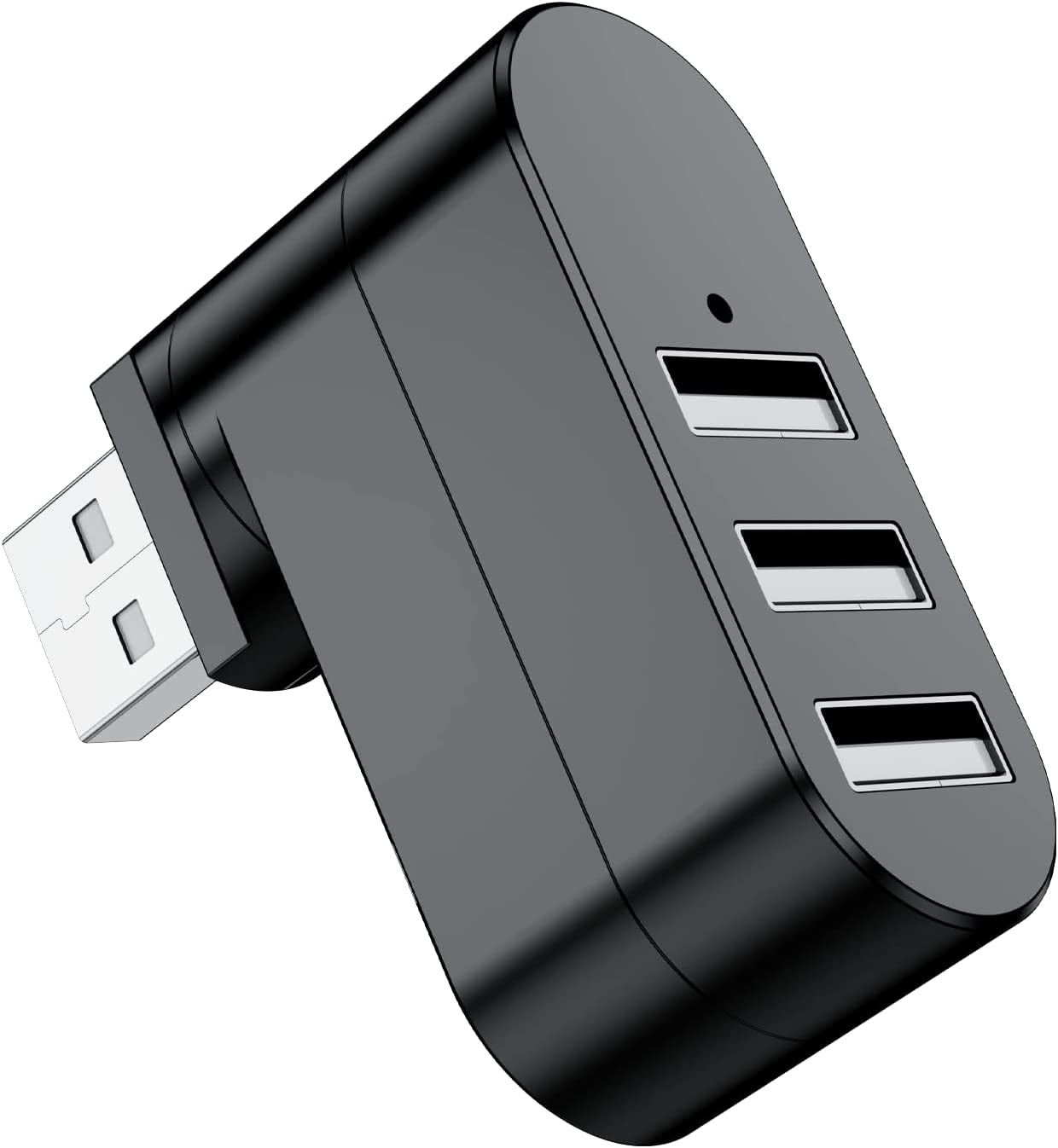 USB Splitter, USB 3 Port Compact Portable Rotatable HUB, USB Hub Dock ...