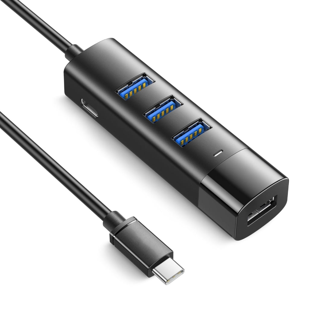 USB Splitter Cable USB C/USB Male to 4 Port USB3.0 Expander Converters ...