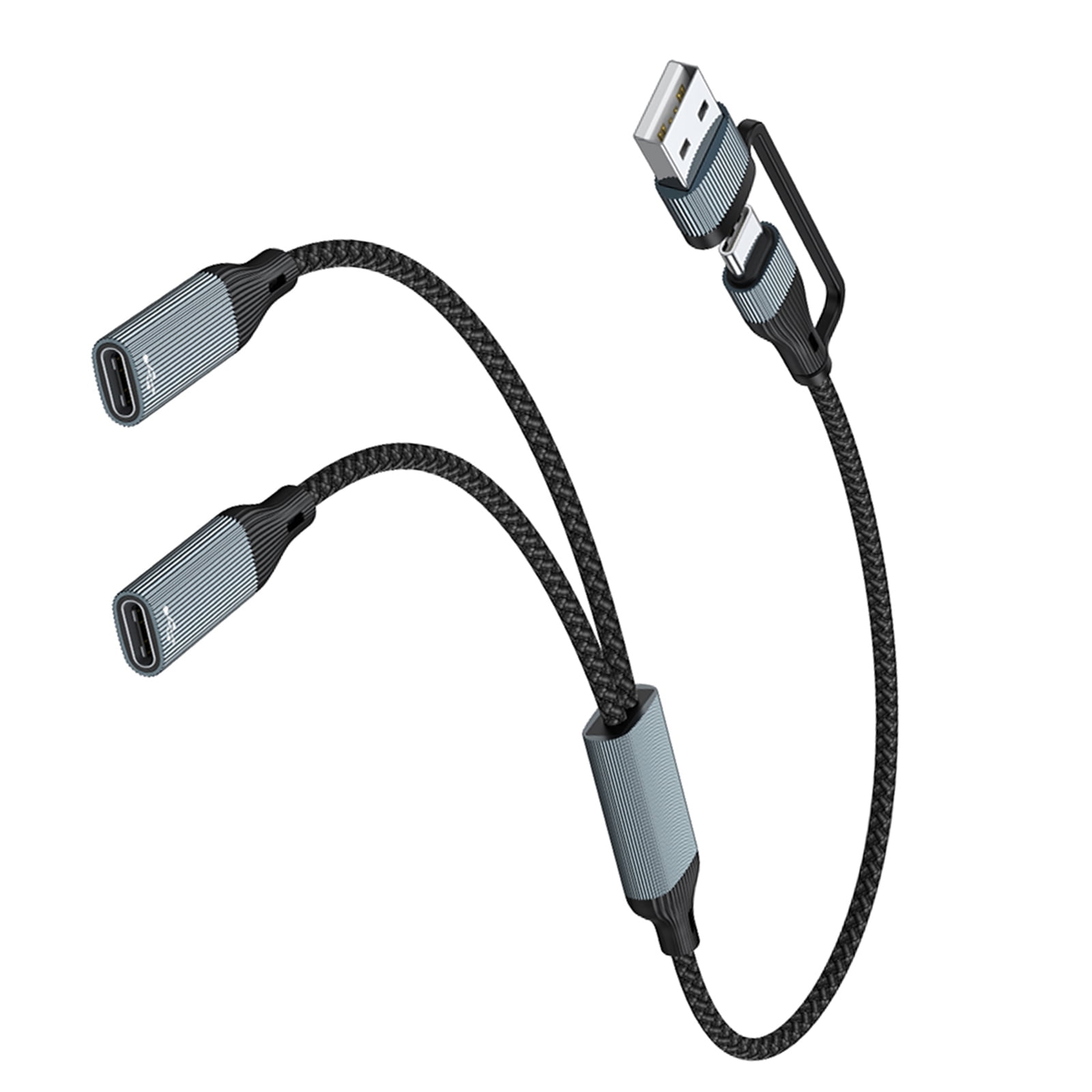 USB Splitter Cable,USB/Type C Male to 2/3 Female Extension Cord ...