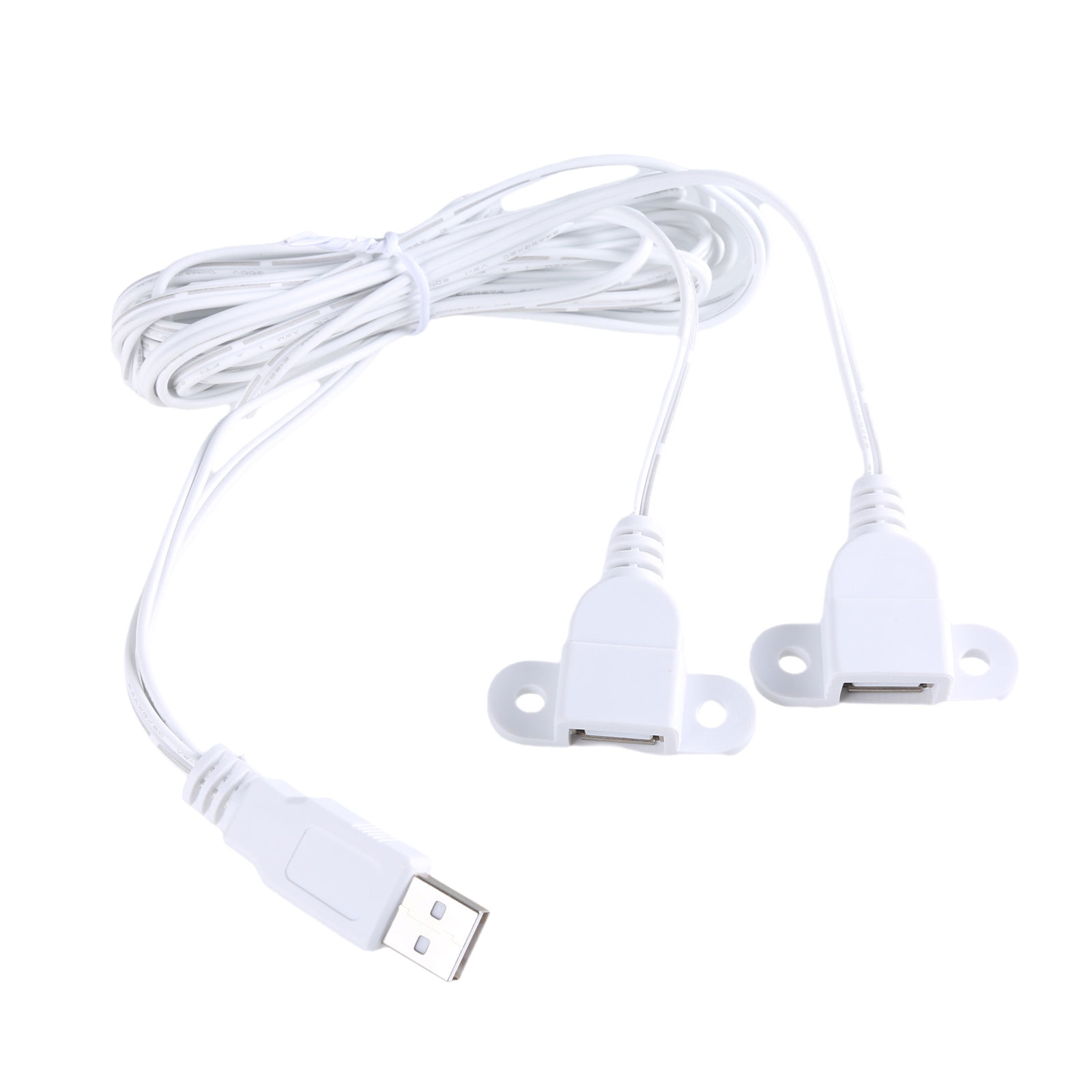 USB Splitter Cable With Ear Holes Wall Mountable Charging Only ...