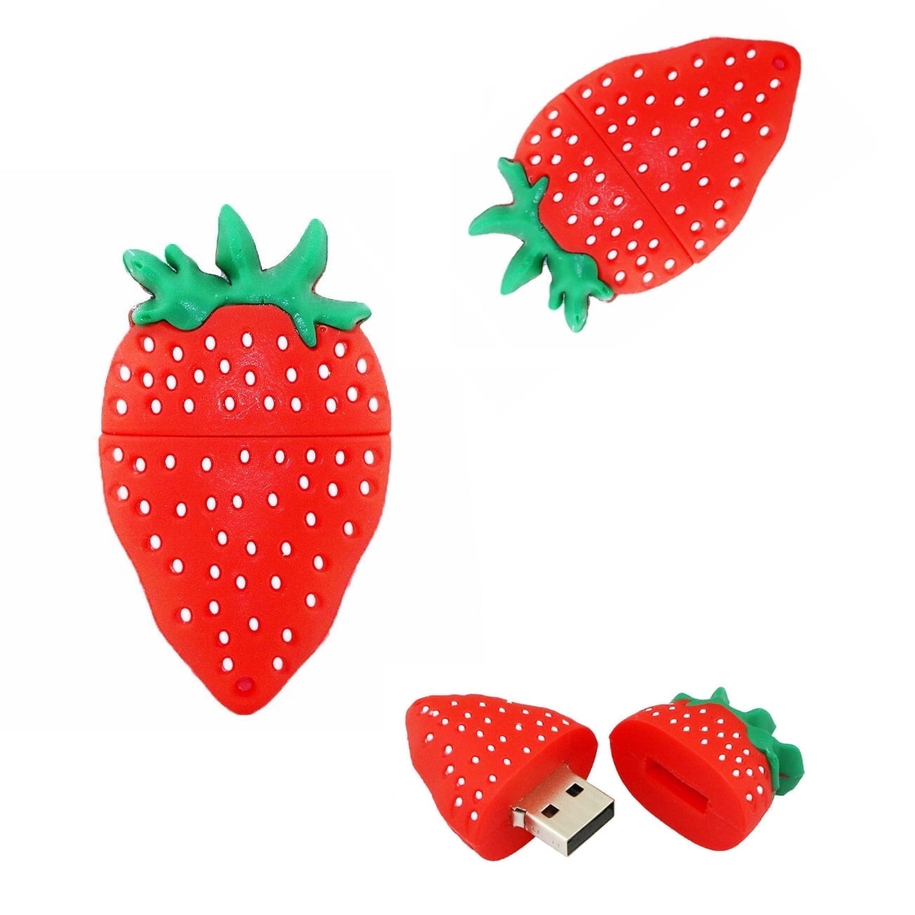 USB Storage Flash Drive - Thumb Drives 16GB - Strawberry Flash Drive ...