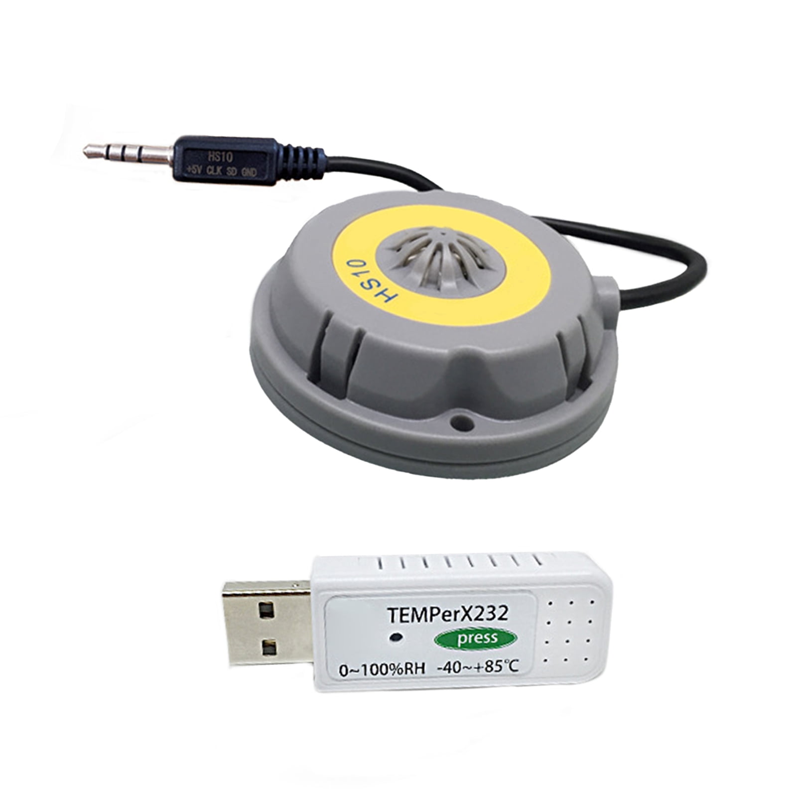 USB Temperature Humidity Meter External Probe Email Alarm Data Storage ...