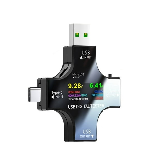 USB Tester Digital Voltmeter 32V Voltage 6.5A Current Energy Wattmeter ...