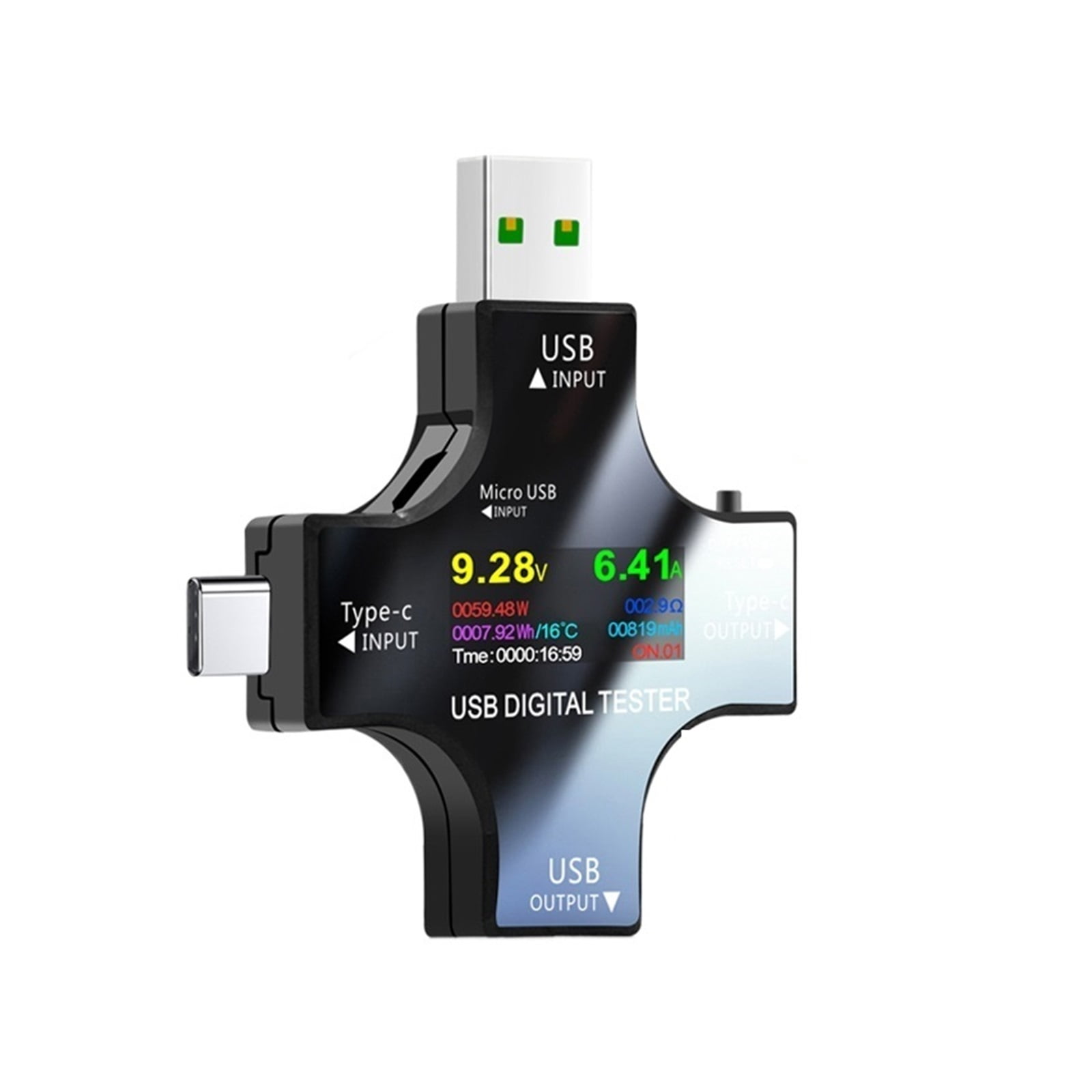 USB Tester Digital Voltmeter 32V Voltage 6.5A Current Energy Wattmeter ...