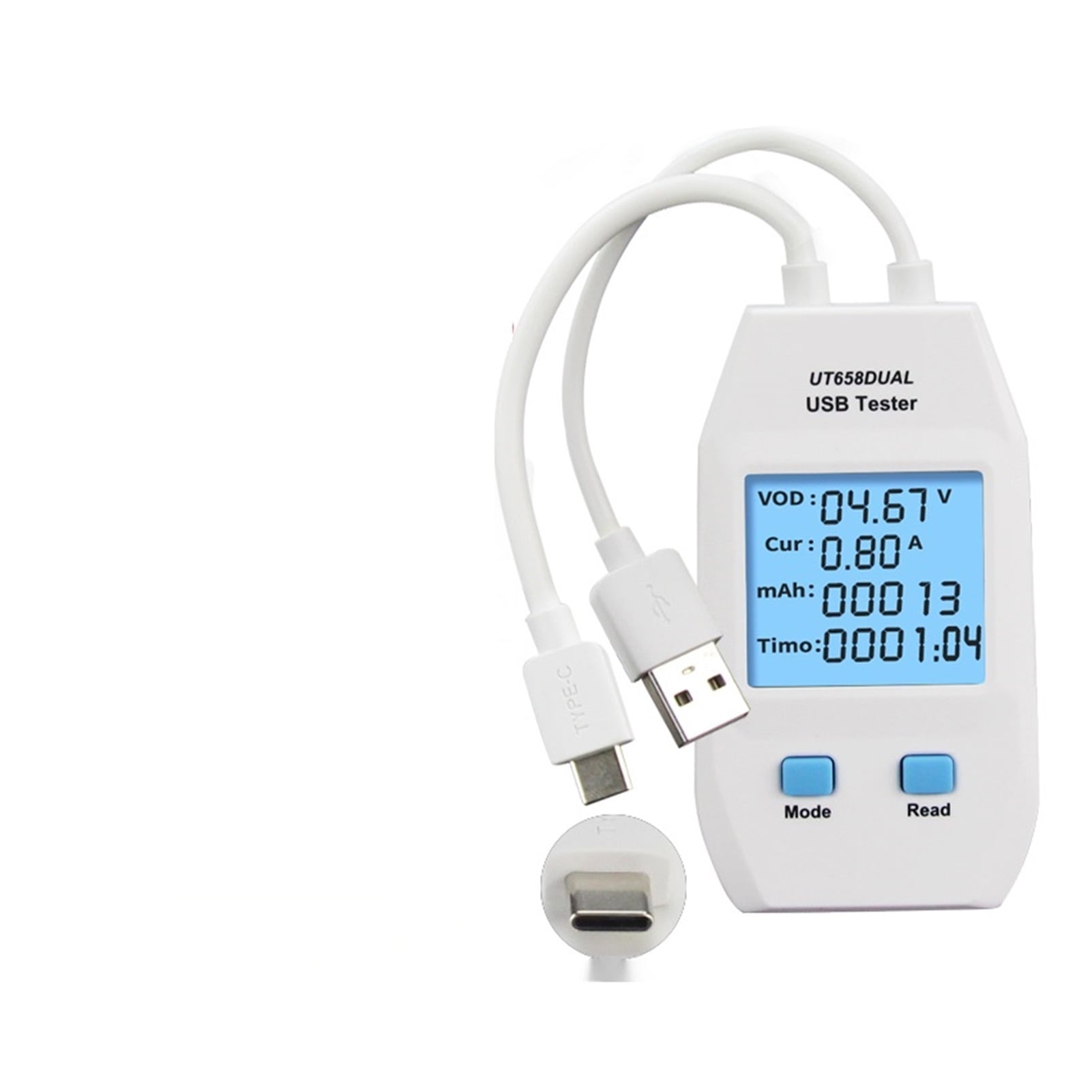 USB Tester Digital Voltmeter Ammeter Voltage Current Amperemeter ...