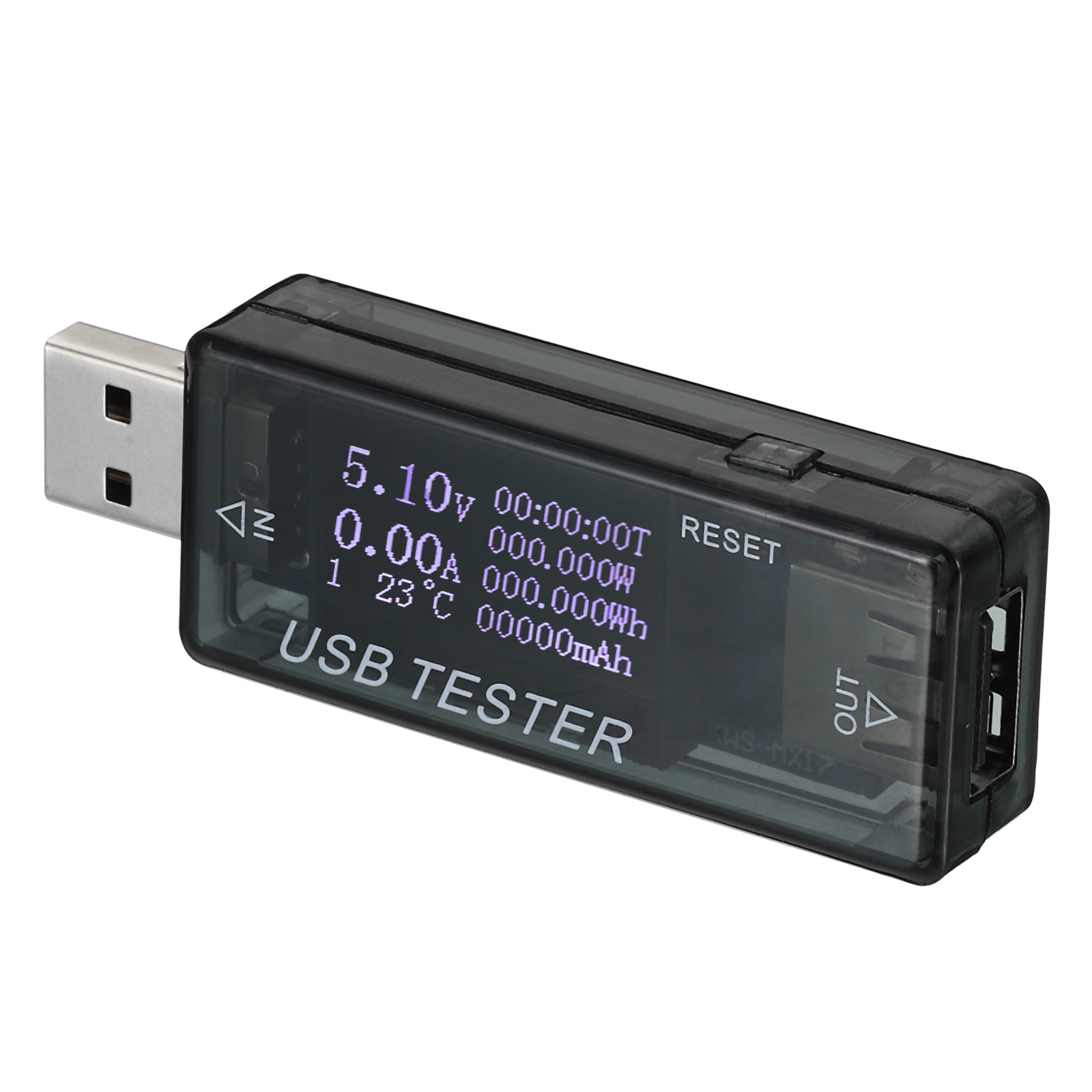 USB Tester,USB Power Meter Voltage Current Tester 4-30V 0-5A 0-150W ...