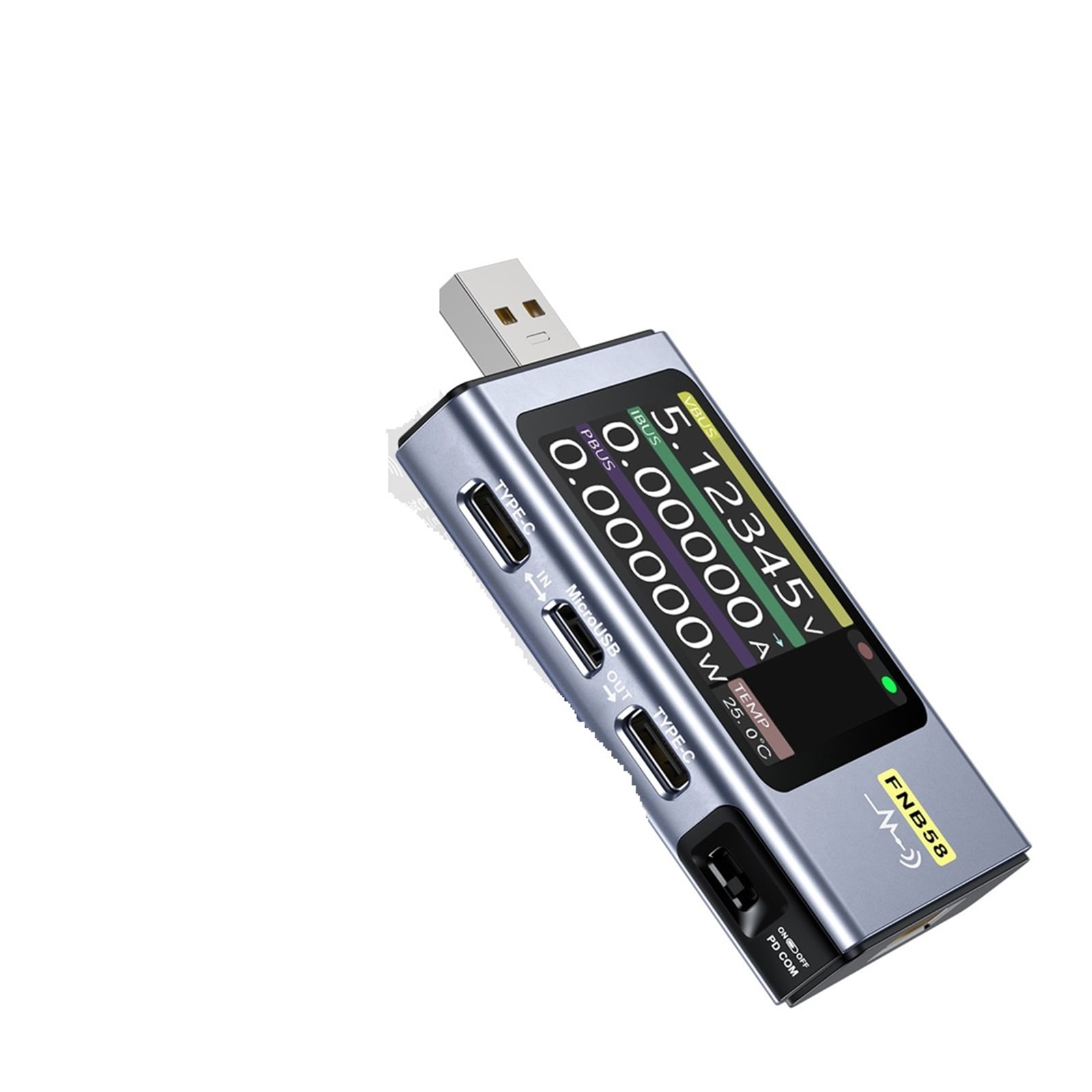 USB Tester Voltmeter Ammeter TYPE-C Fast Charge Detection Trigger ...