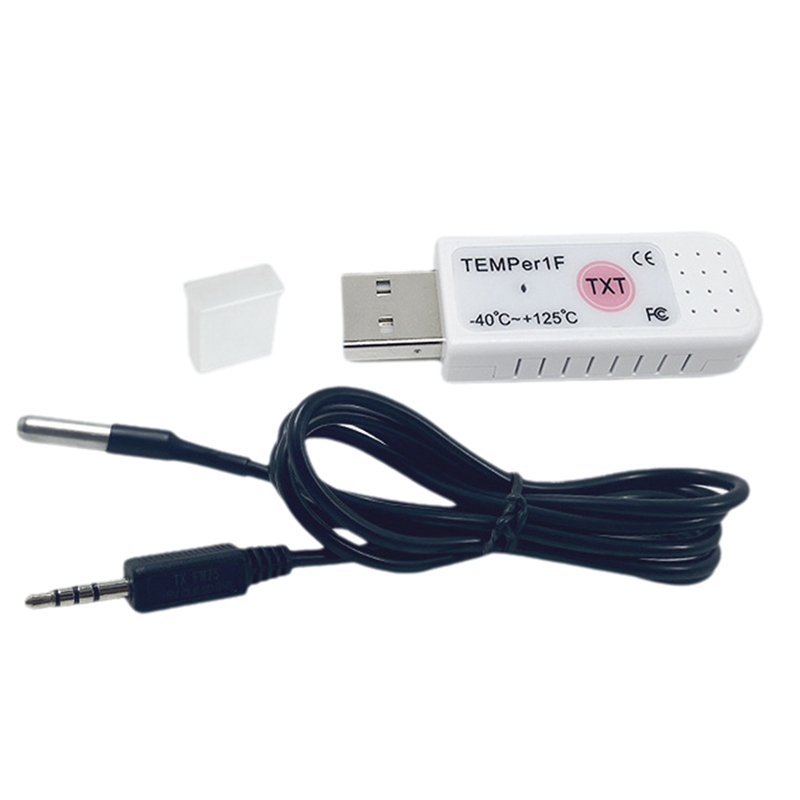 USB Thermometer Computer Temperature Sensor Temperature Probe Aquarium Industry Remote Monitor ...