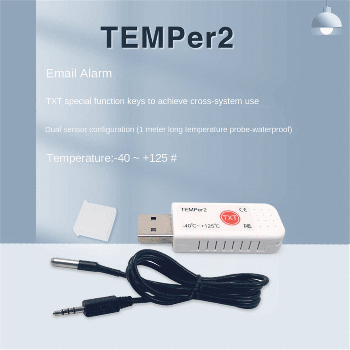 USB Thermometer Computer Temperature Sensor Temperature Probe Aquarium ...