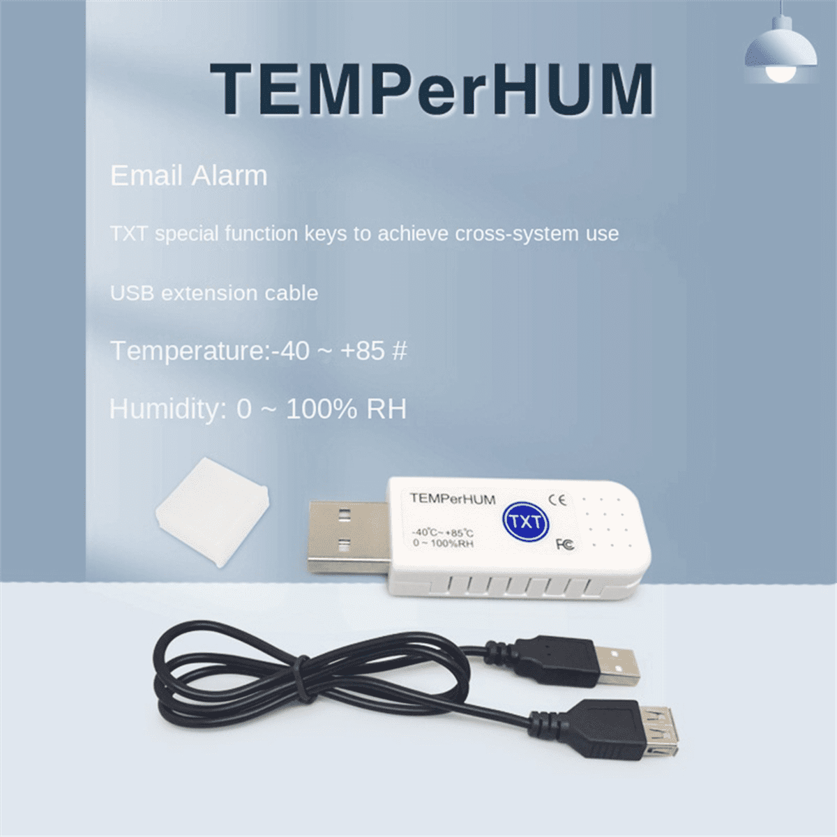 USB Thermometer Computer Temperature Sensor Temperature Probe Aquarium Industry Remote Monitor ...
