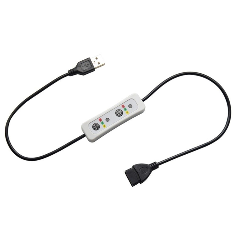 USB Timer Switch Extension Cable 60cm DC5V Power Control for LED Lights ...
