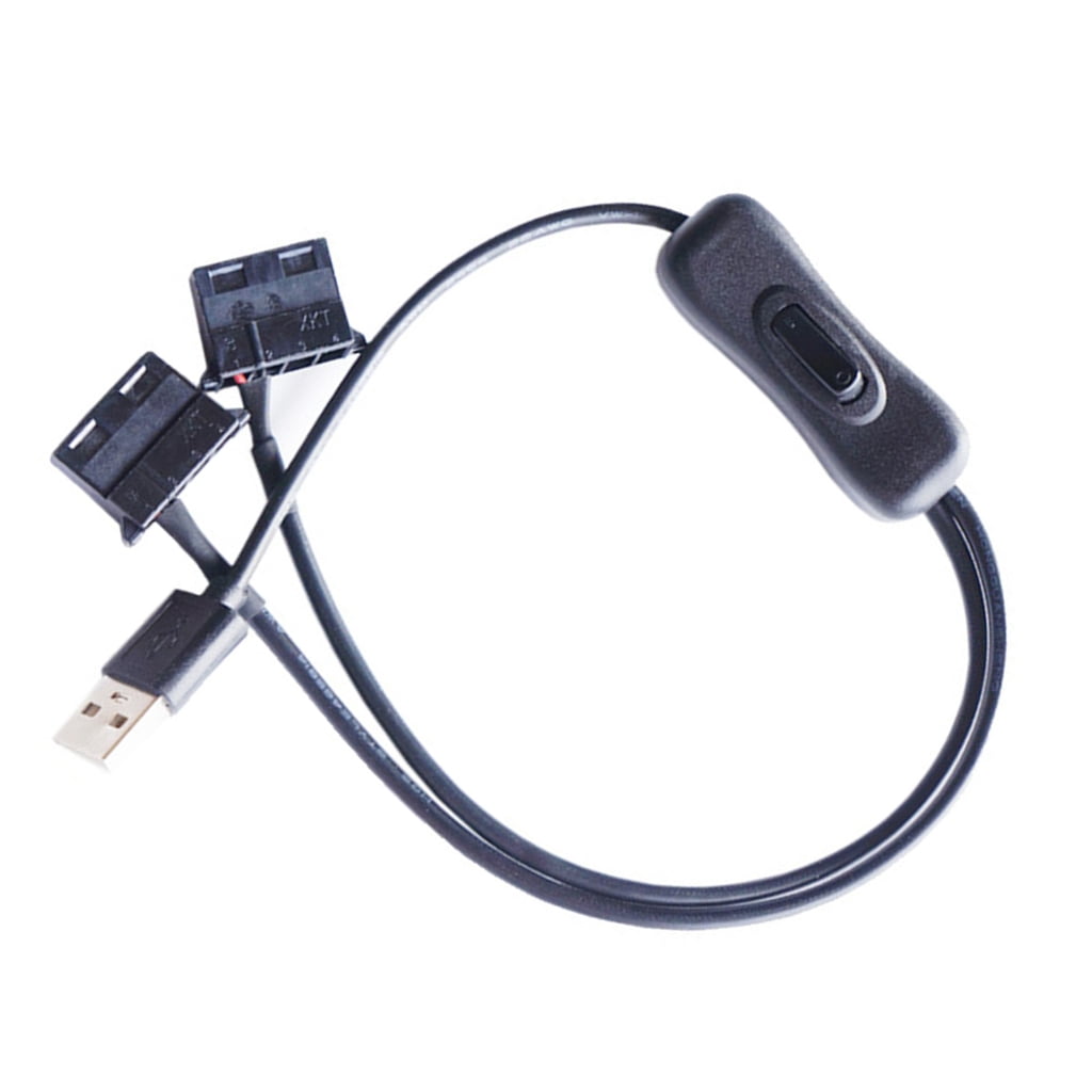 USB To 4Pin Fan Converter Cable With 12V Sets Up Voltages Output Line ...