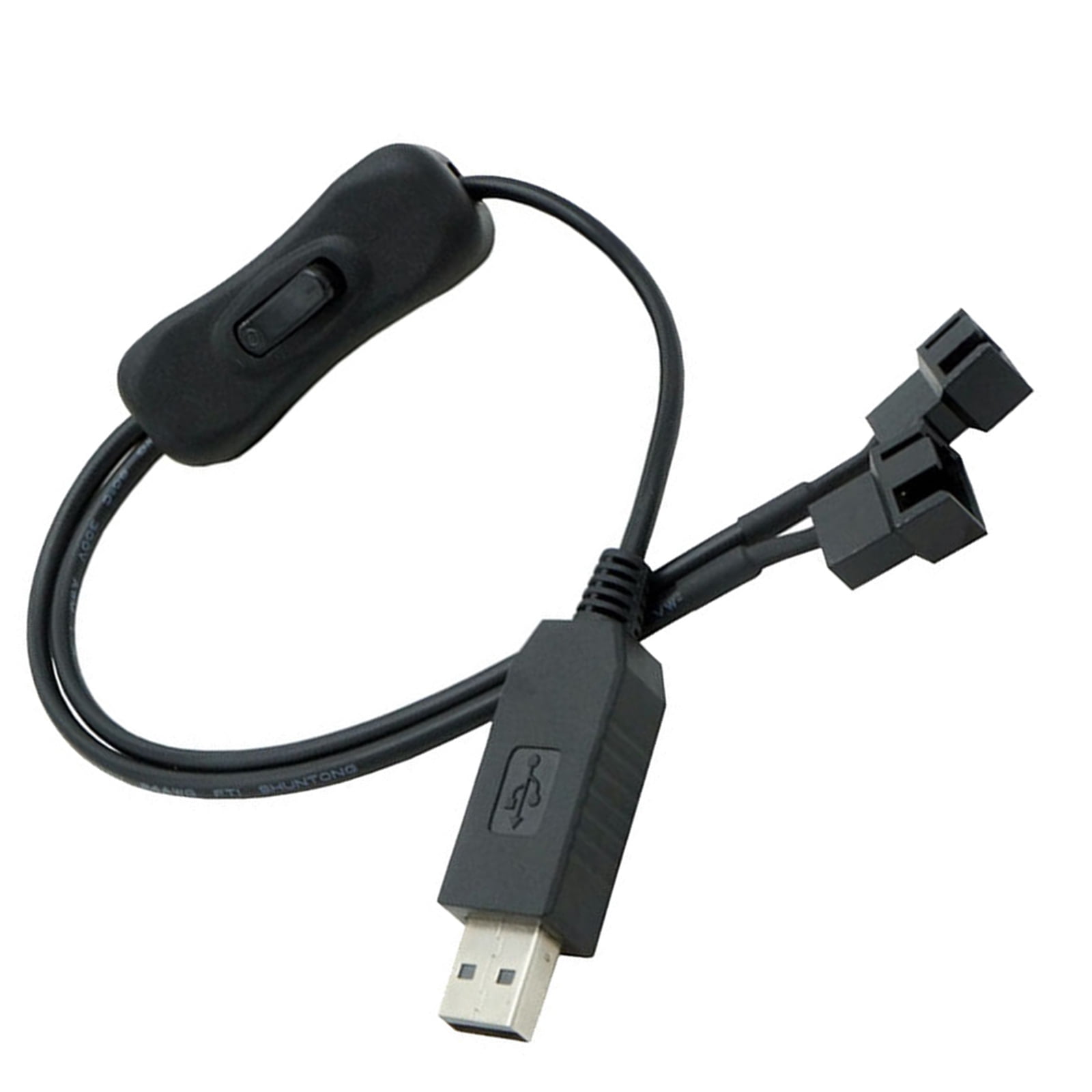 USB To 4Pin Fan Converter Cable With 12V Sets Up Voltages Output Line ...