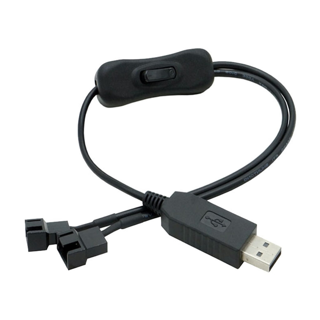 USB To 4Pin Fan Converter Cable With 12V Voltage Output Line Fast For ...