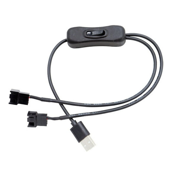 USB To 4Pin PC Fan Power Adapter Cable, 12V Output For Computer Cooling ...