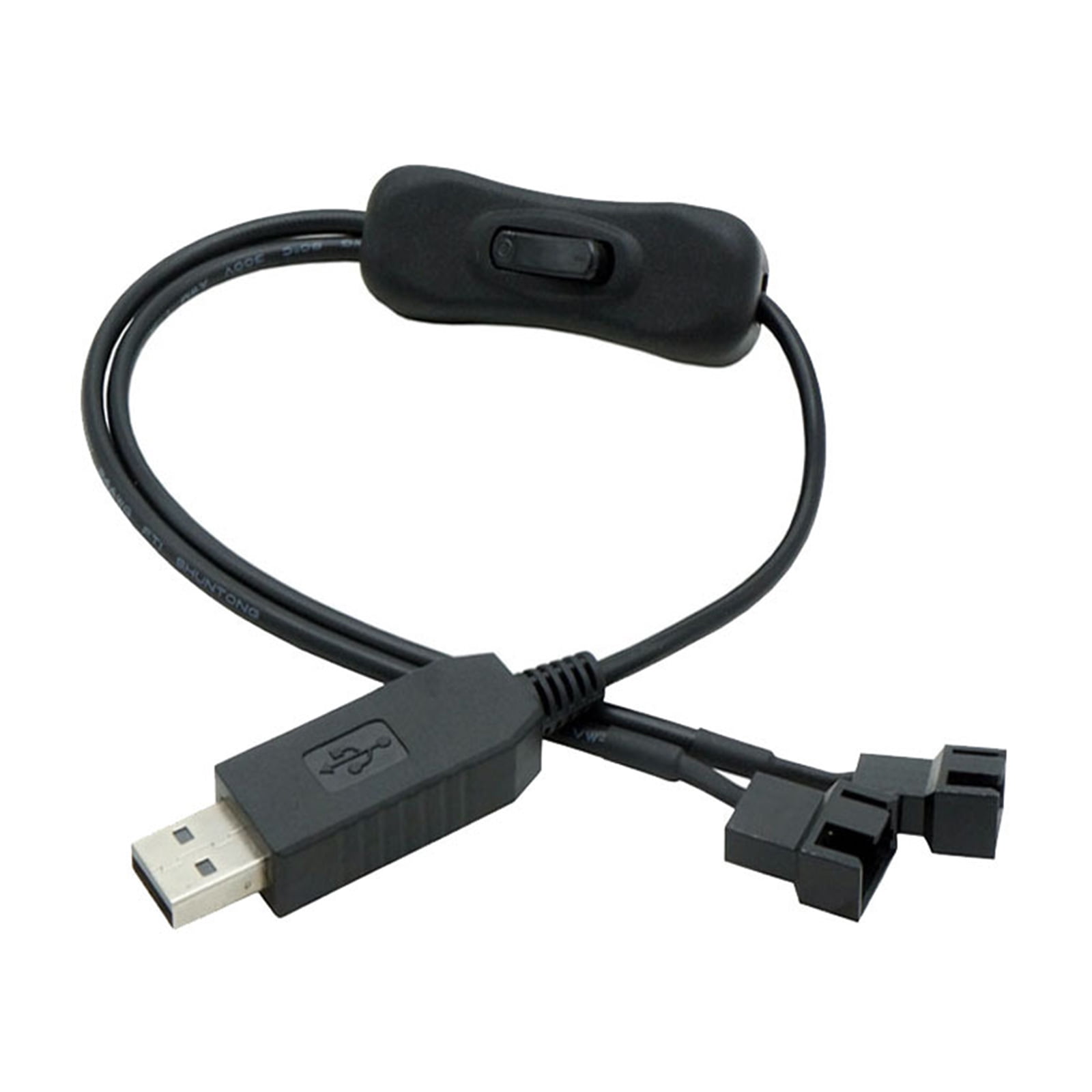 USB To 4Pin PC Fan Power Adapter Cable, 12V Output For Computer Cooling ...