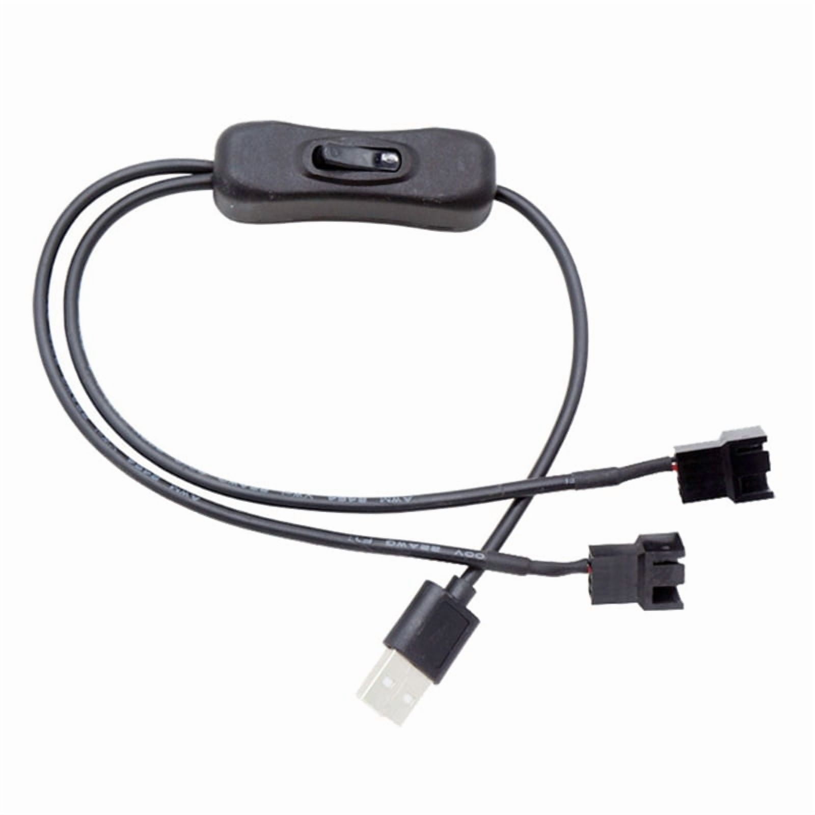 USB To 4Pin PC Fan Power Adapter Cable, 12V Output For Computer Cooling ...