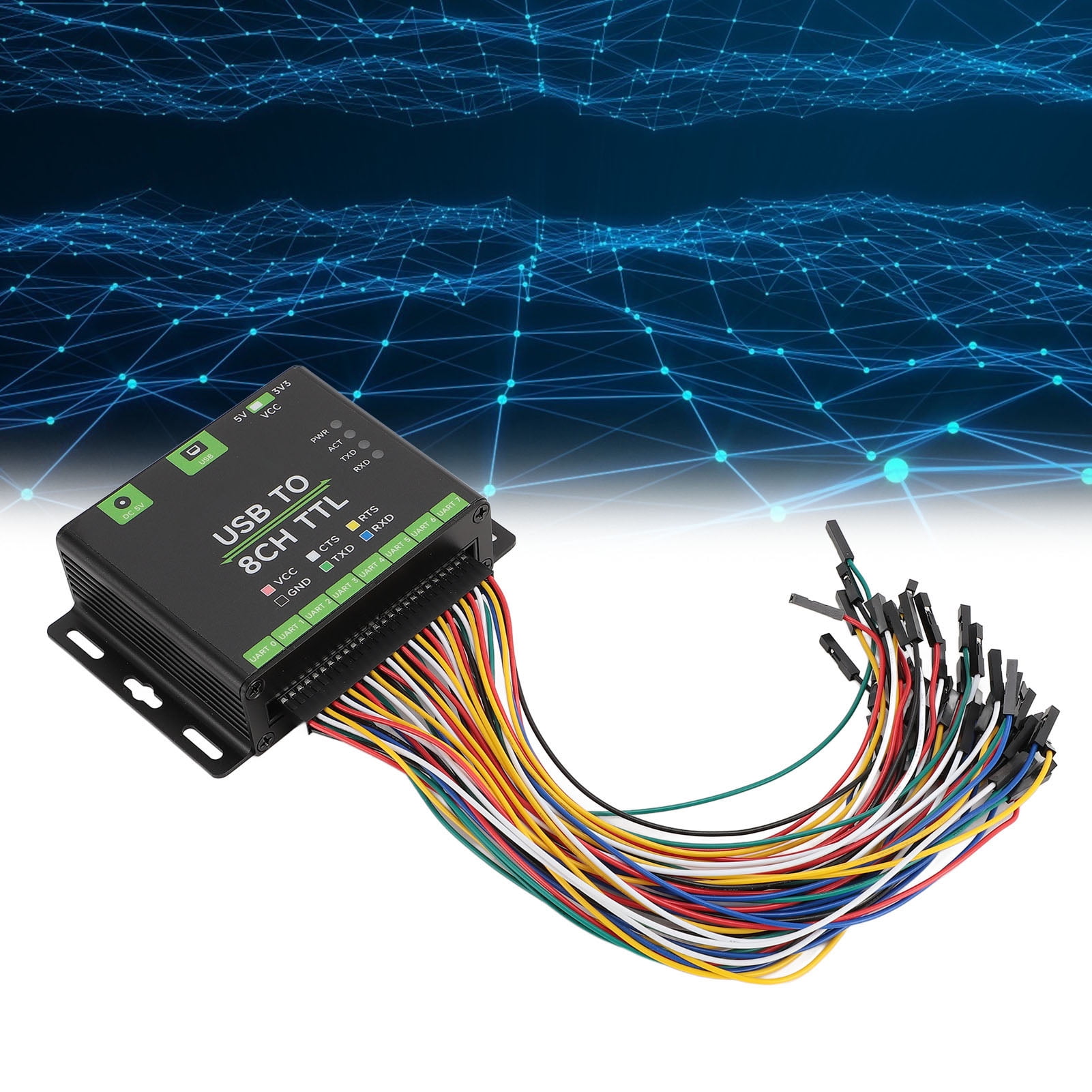 USB To 8CH TTL UART Converter, USB To 8CH TTL Converter Voltage ...