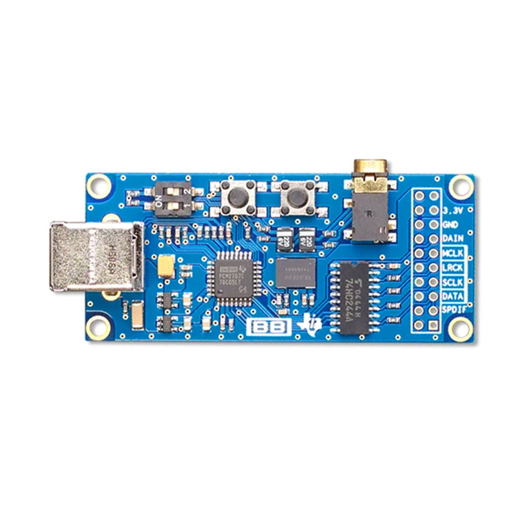 USB To I2S Converter PCM2707C Chipset Module Sound Card Board ...