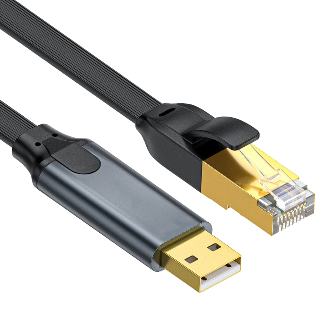 USB To RJ45 Console Cable Serial Wire for Router RJ45 8P8C Converters ...