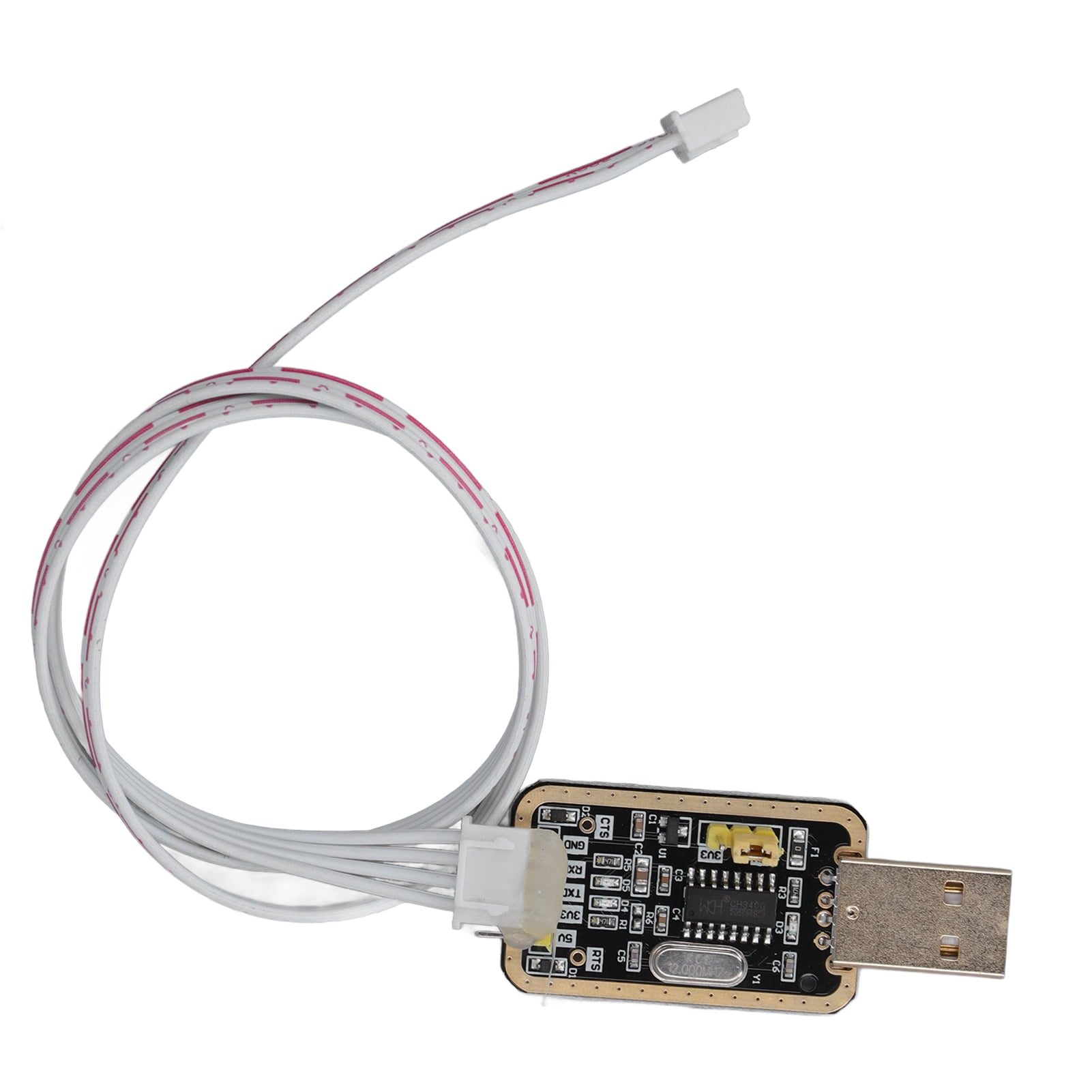 USB To TTL Serial Adapter, USB Serial Converter 50cm Cable Yellow Pin ...