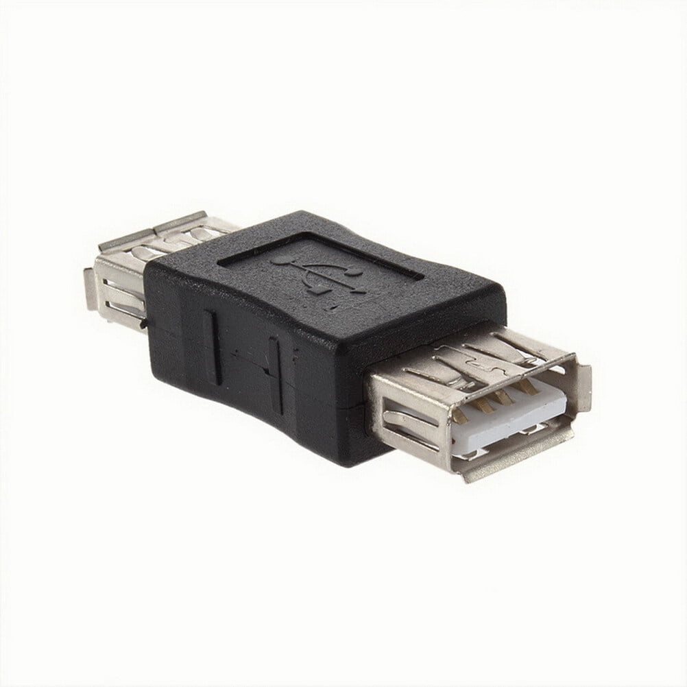 USB Type A Female to Female Adapter (Black) - Walmart Business Supplies