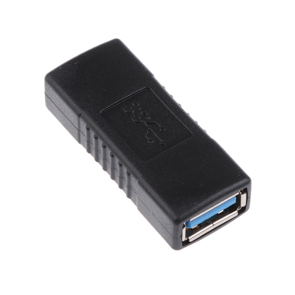 USB Type A Female to Female Adapter Coupler Changer or Extension ...