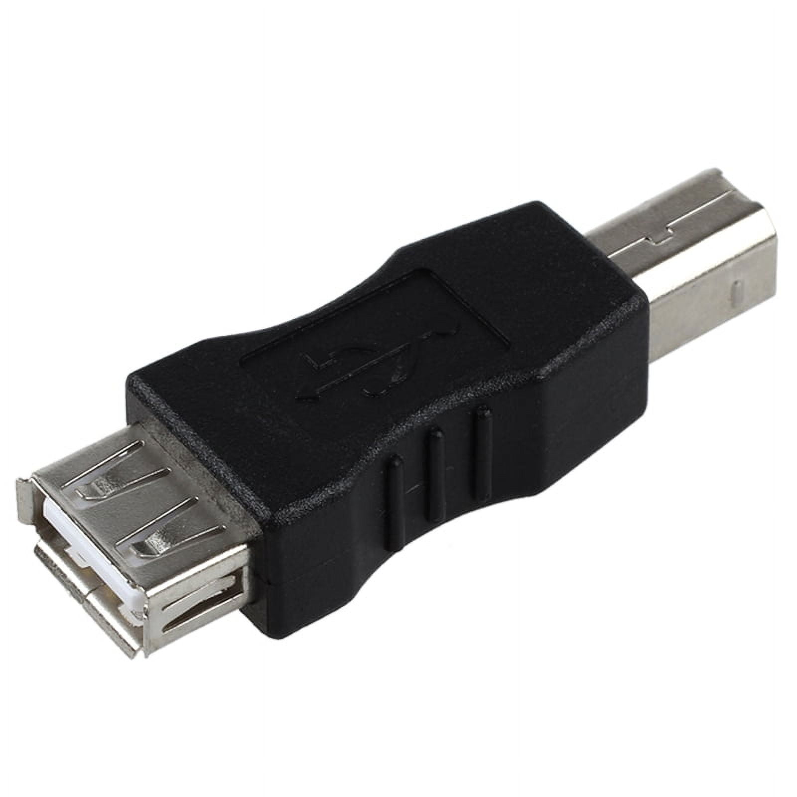 USB Type A Female to USB Type B Male Adapter 4431 - Walmart.com