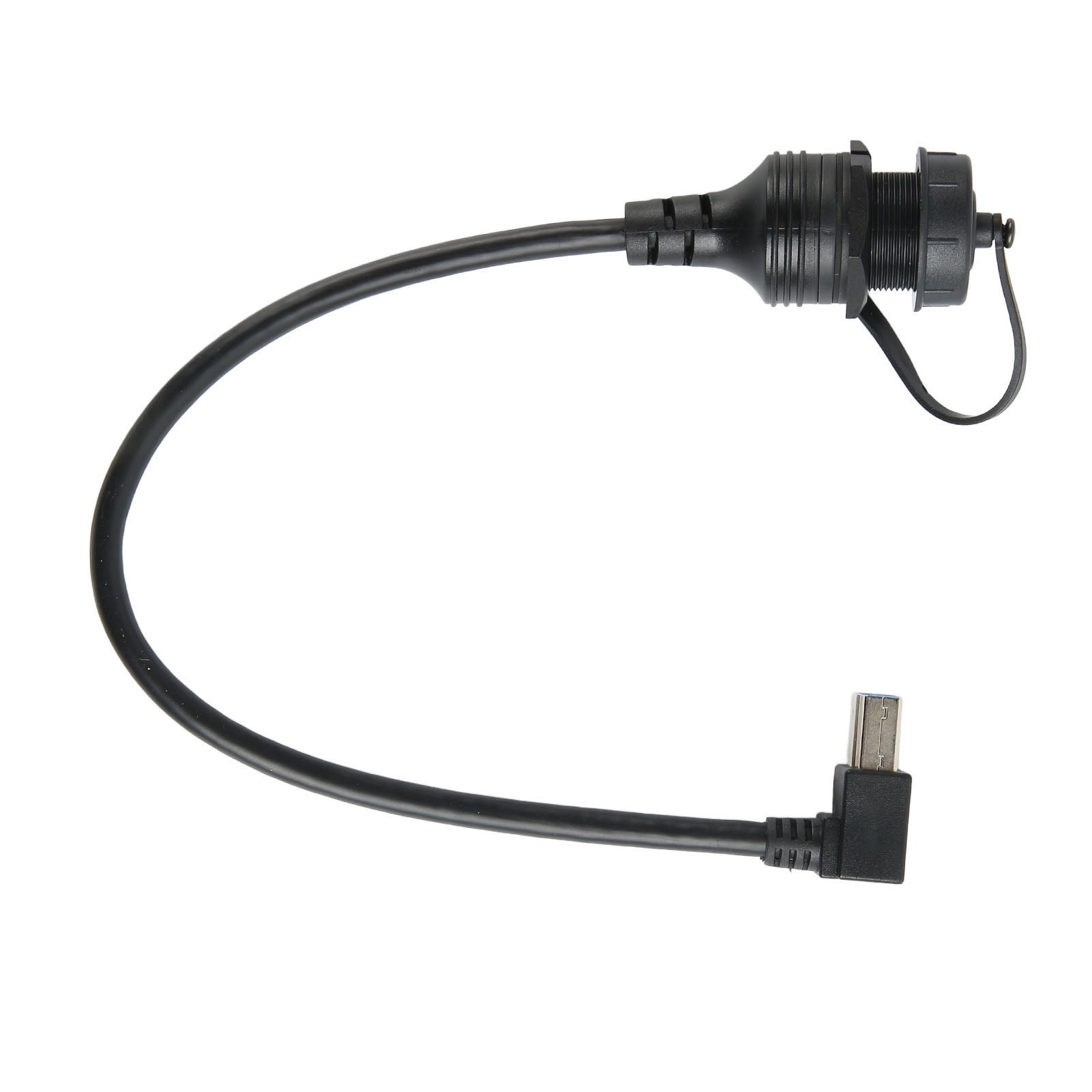 USB Type B 3.0 Male to Female Print Data Extension Cable Waterproof 90 ...