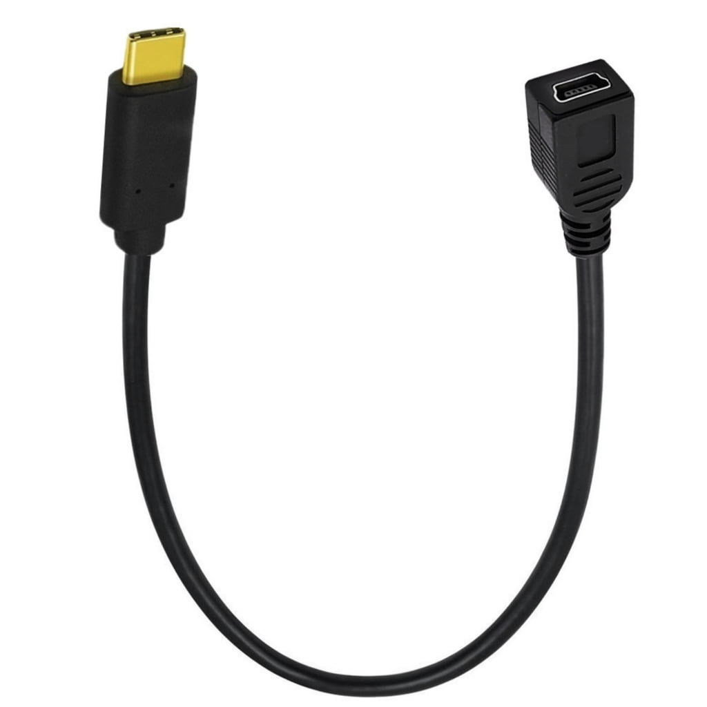 USB Type C 3.1 to Mini 5Pin USB Cable 90 Degree Adapter Converters for ...