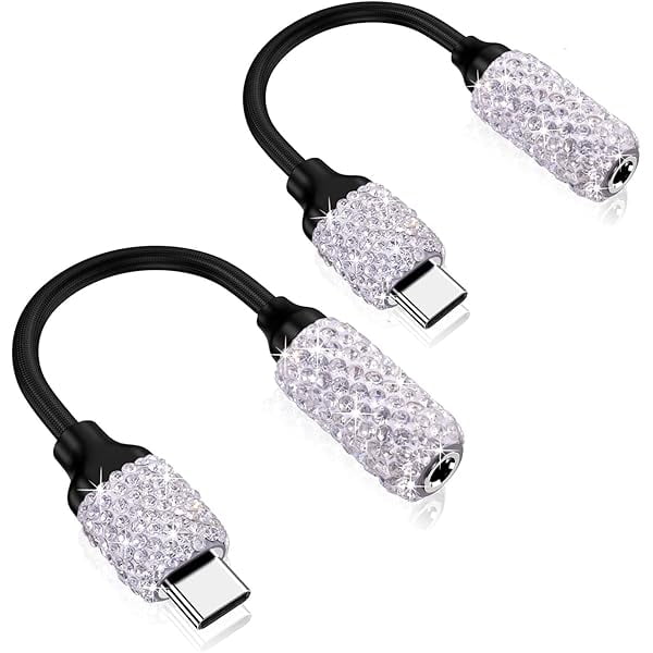 USB Type C to 3.5mm Female Headphone Jack Adapter, USB C to Aux Audio ...