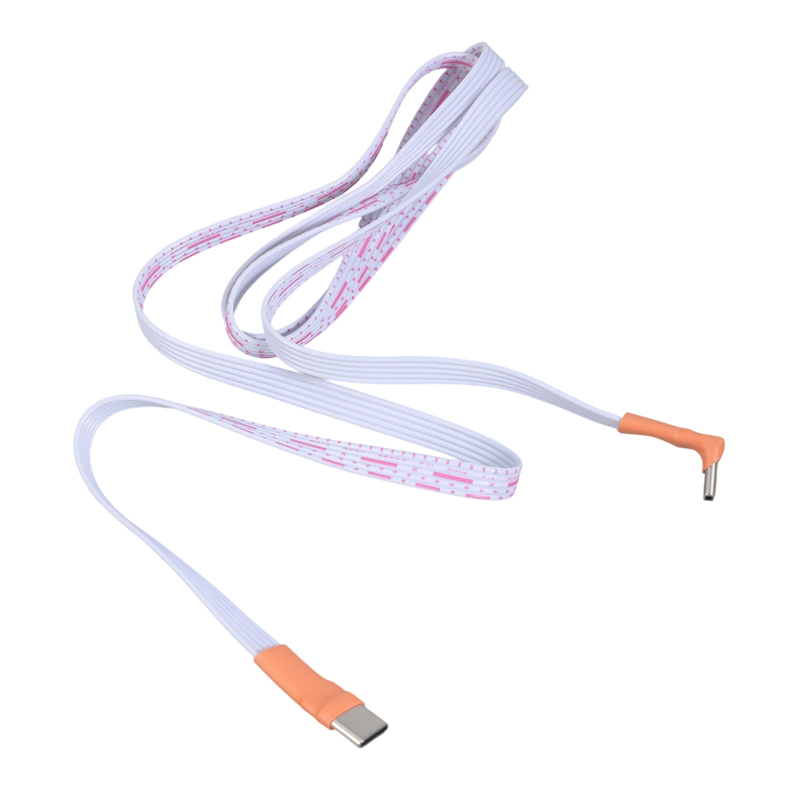 USB Type C 90 Degree Angled Flat Flexible Cable 10W Fast Charging 1.5mm ...