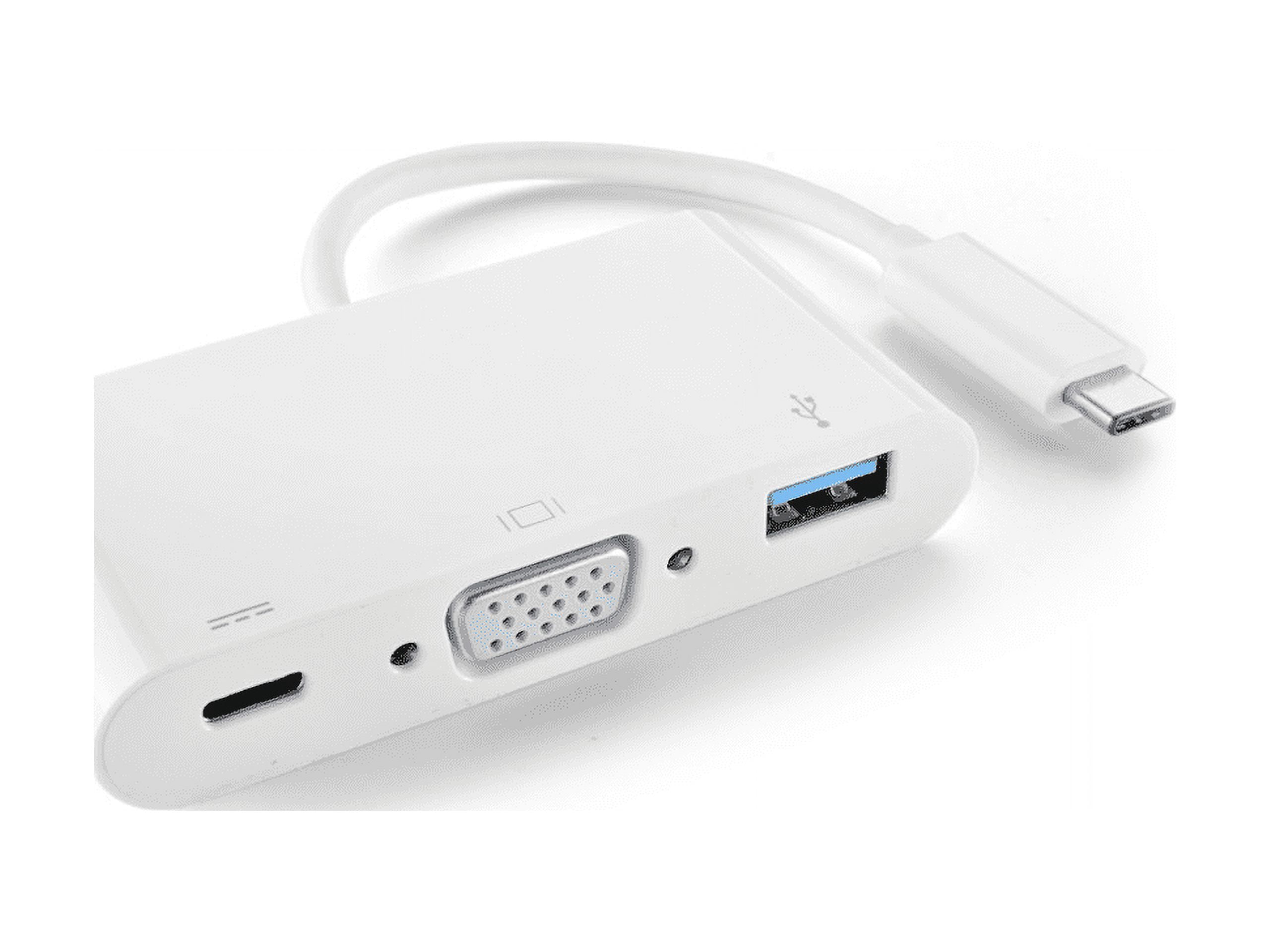 USB Type C to USB Type A + VGA + Type C Power Charging Port Multi Hub ...