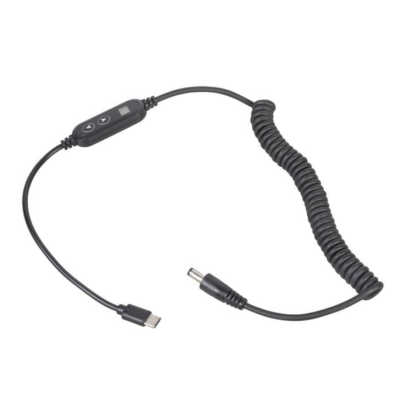 USB Type C Adapter Cable to 5.5x2.1mm Connector Adjustable Power Cord ...