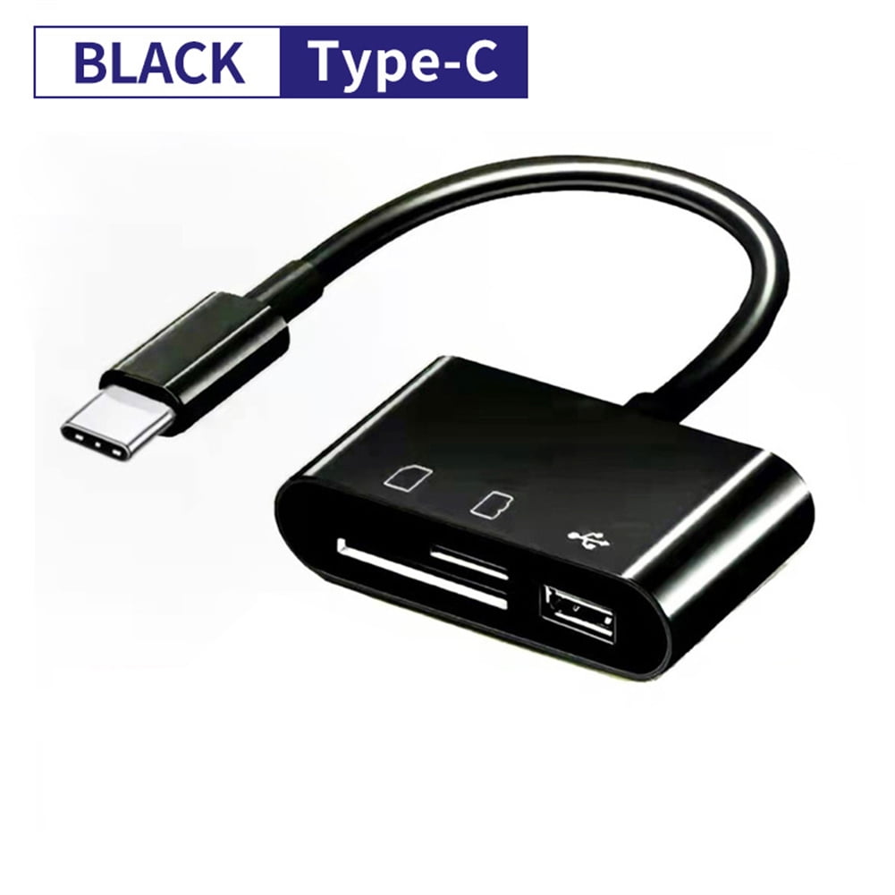 USB Type C Card Reader OTG Adapter Micro USB SS/TF Card Reader ...