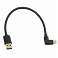 USB Type C Charging Cable 90 Degree Angled Design 60W 10Gbps Fast Speed ...