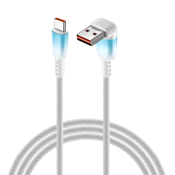 USB Type C Charging Cable Short Gradient Design Reinforced Nylon ...