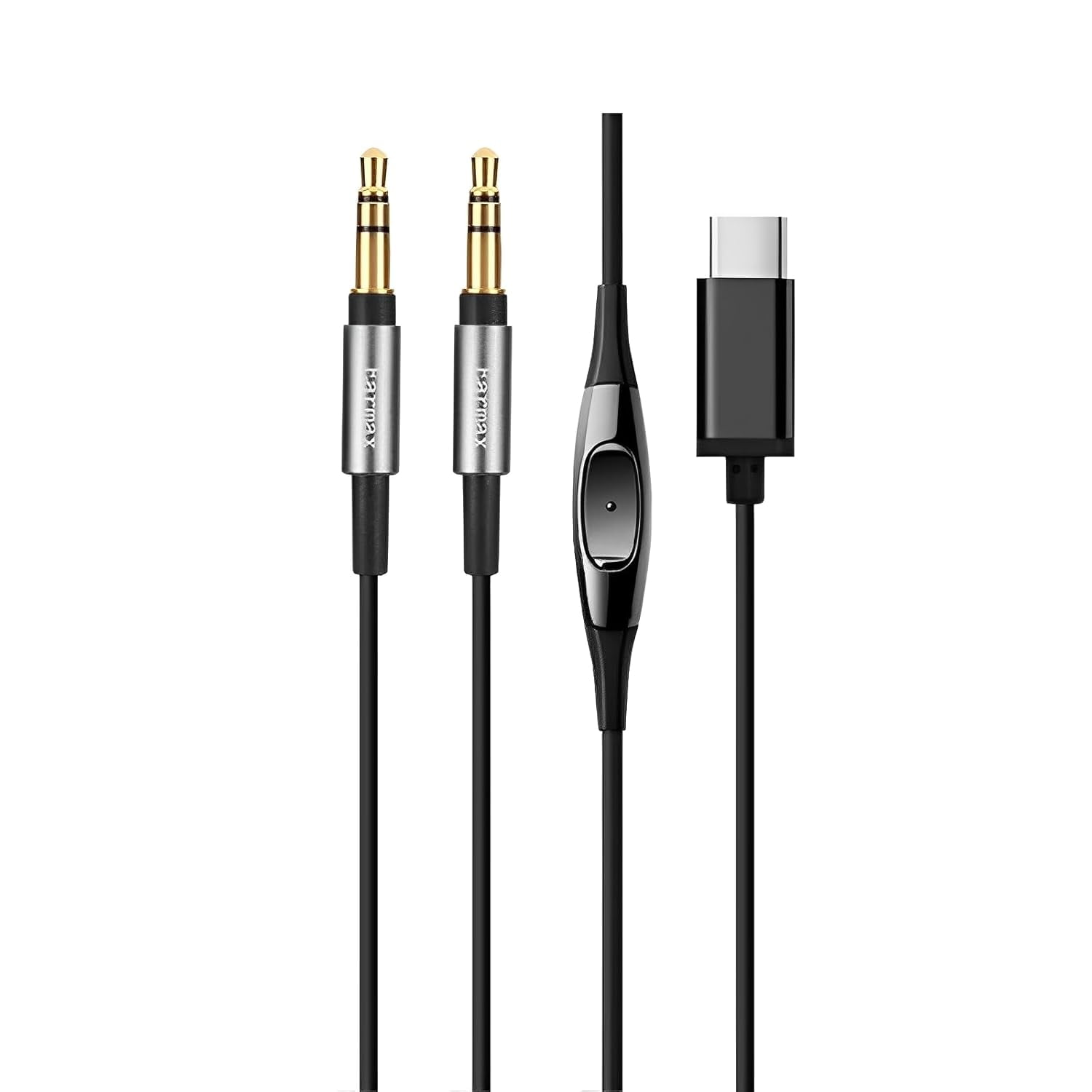 USB Type C to Dual 3.5mm OFC Upgrade Cable 4ft Compatible with Hifiman ...