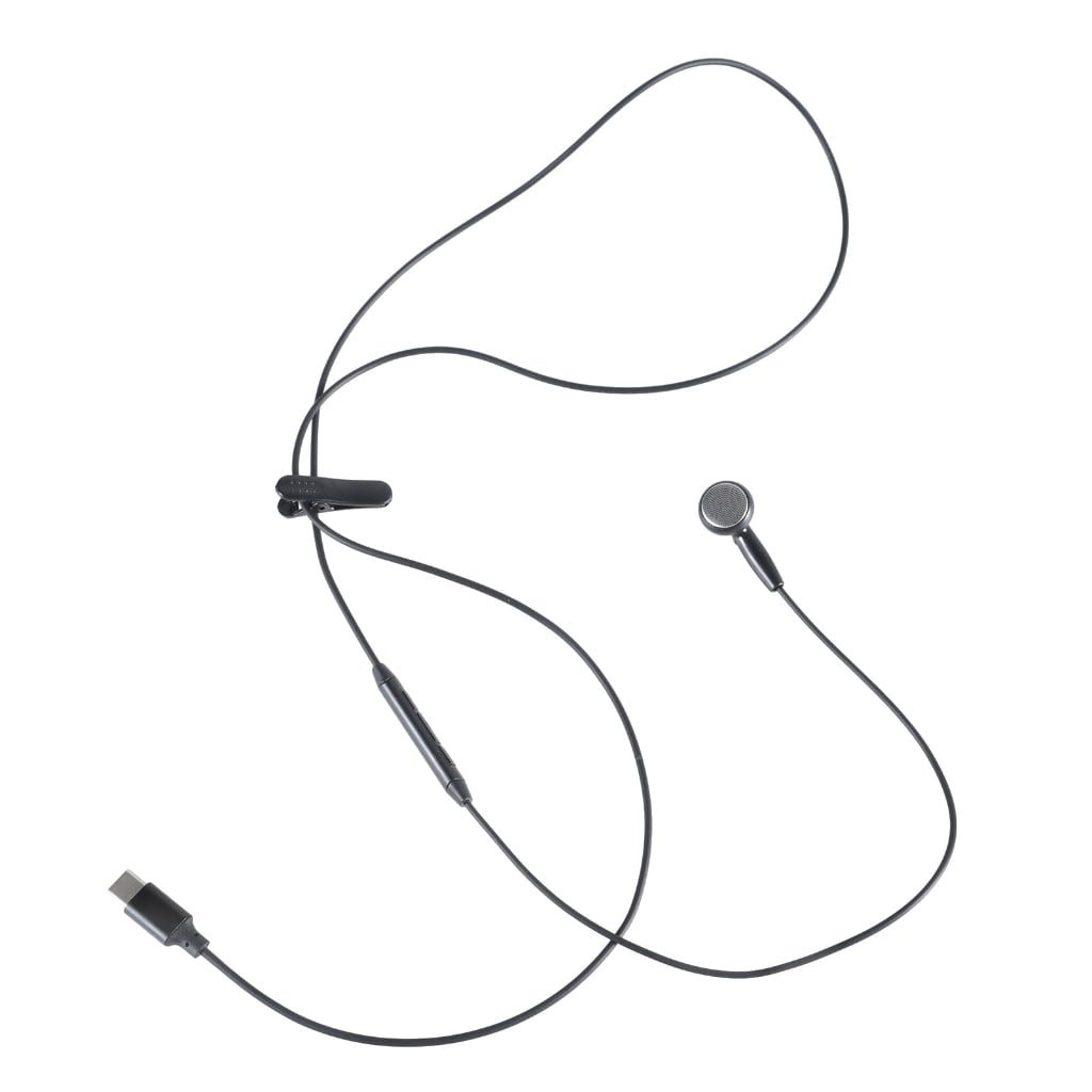 USB Type C Earphone Single-Side Earphone Earbud Single-Ear Earbud with ...